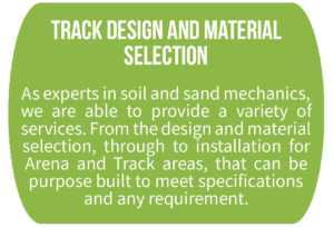 DuraTrack New Technology for Dirt Horse Racing Tracks